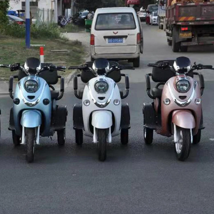 2 Seats Tricycle Loader Child Mobility Scooter For Man Woman Electric ...