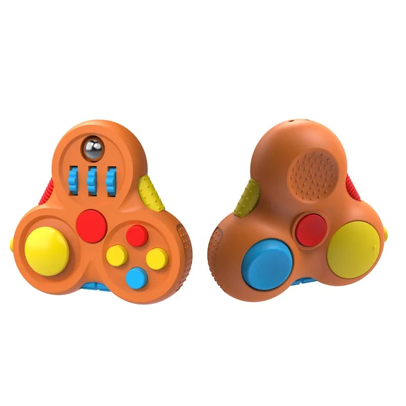 Super Xnxiety Relieving Fidget Toys Pattered Triangle Fidget Controller ...