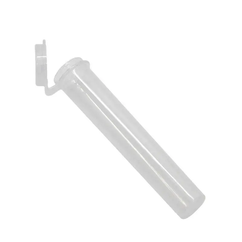 Custom Pre Pop Top Tube Container Child Safe 116mm 120mm Clear Plastic ...