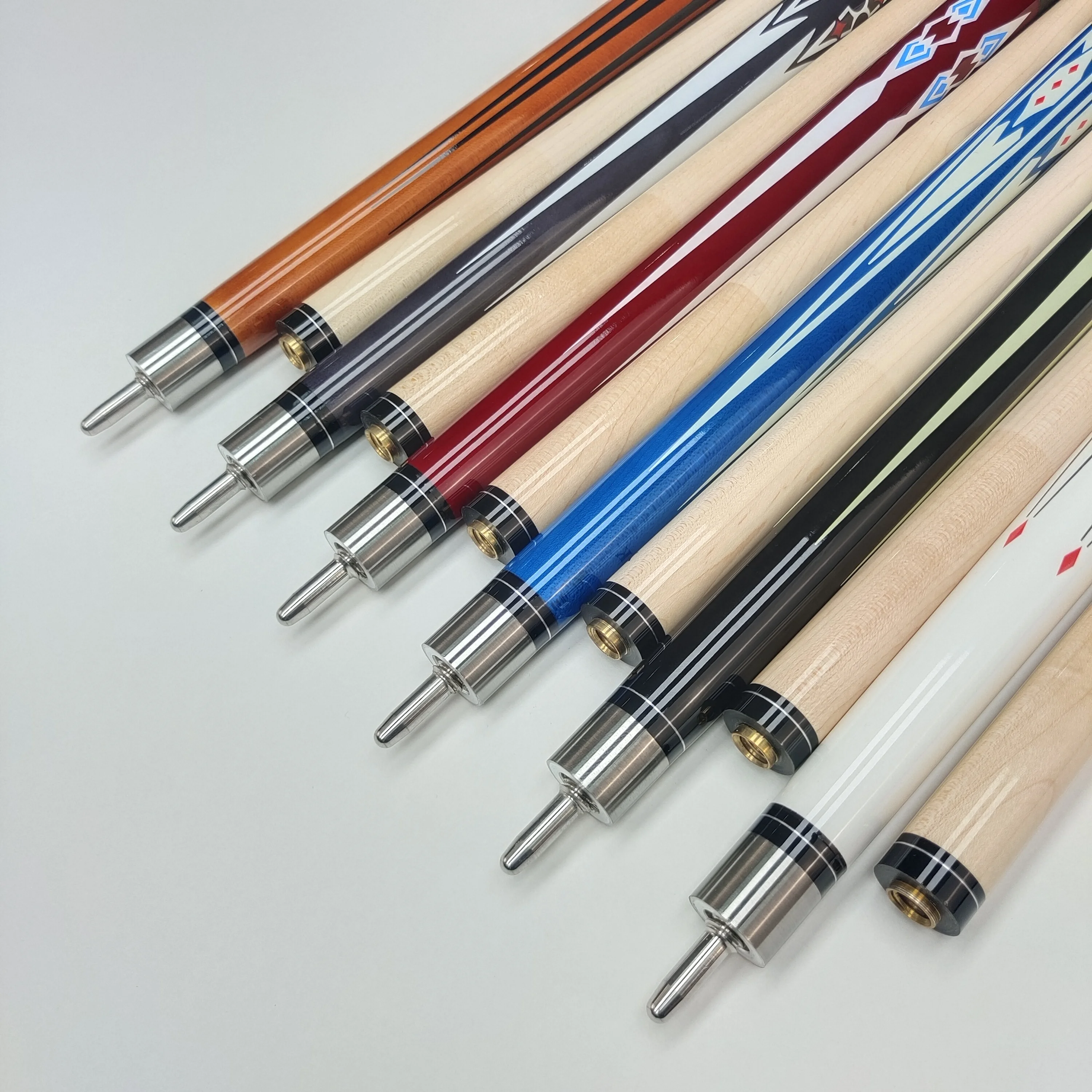 High Quality Professional Billiard Pool Cue Stick 58"with Maple Wood ...