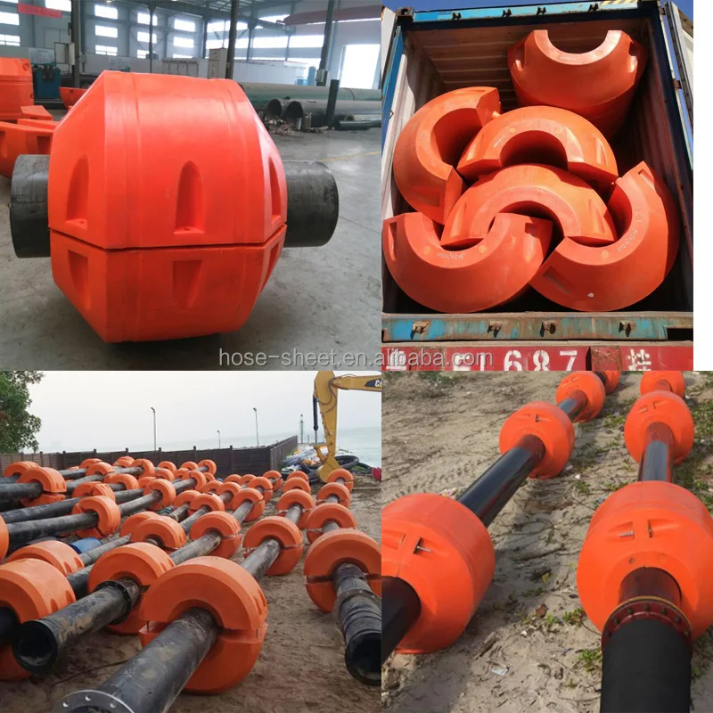 Orange 4" to 30" Floater for HDPE Pipe & Rubber Dredging Hose