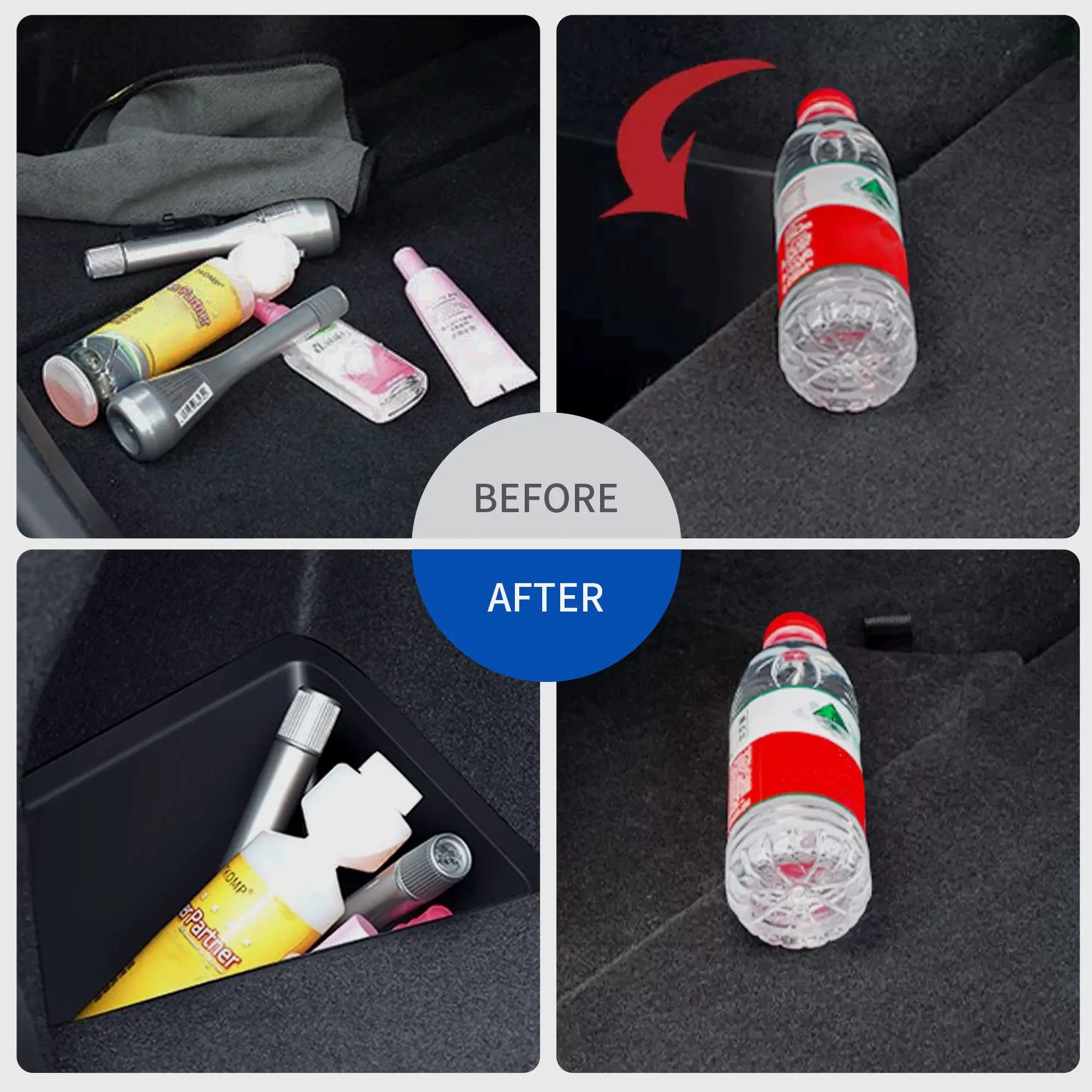 2022 2023 Latest Version Tesla Model Y Rear Trunk Organizer Storage ...