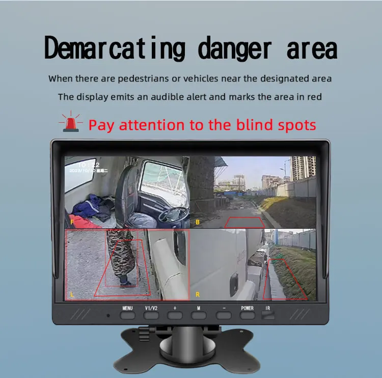 Bus Vehicle Camera for Security Kit 7 Inch Monitor System for Vans ...