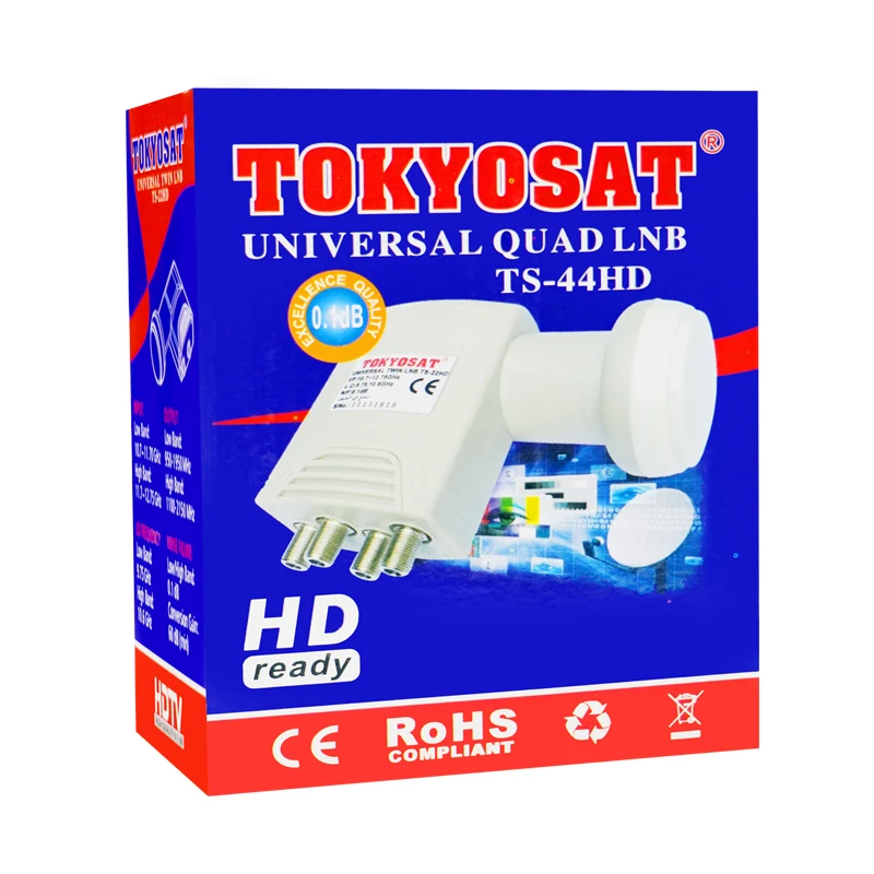 Tokyosat Ts-44hd Set Lite Dish Antenna 8 Feet C Band Lnb - Buy Fta ...