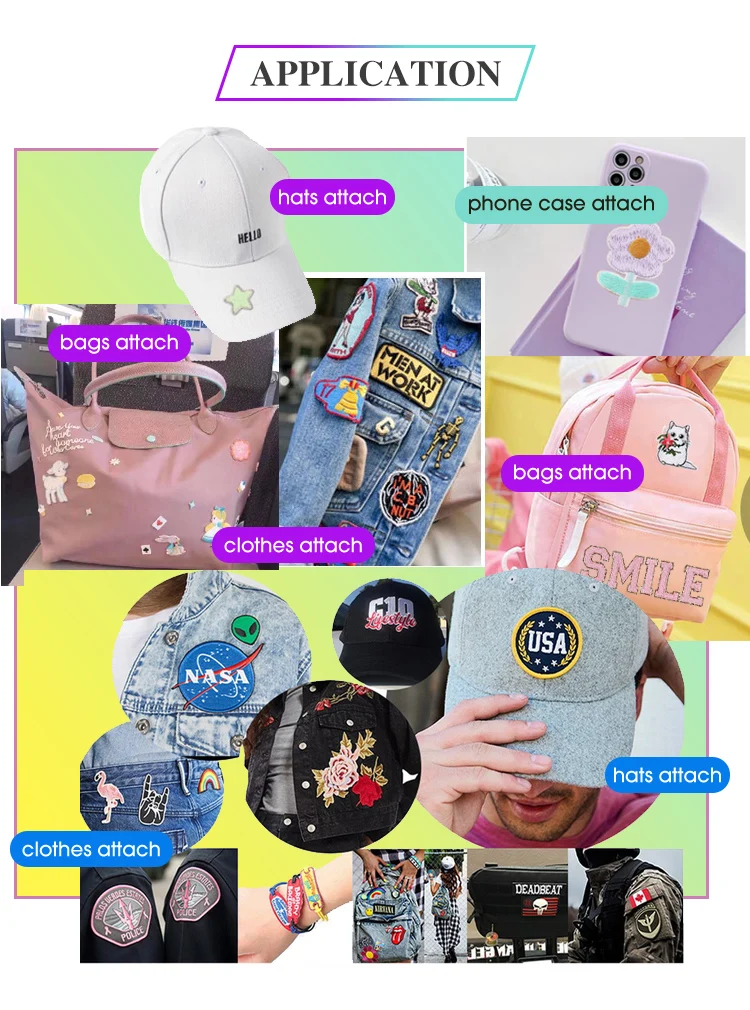 Custom Toothbrush Embroidery Patches - Soft PVC for Clothing