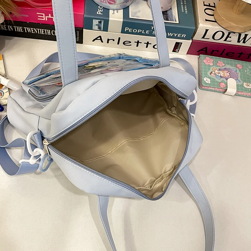 2025 New Anime Transparent Pocket Nylon Shoulder Bag Large Capacity ...