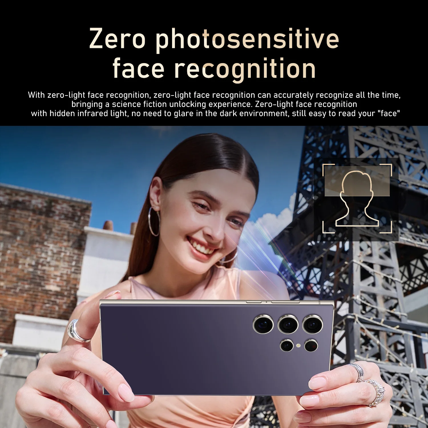 Quad Core 5G Smartphone S24 Ultra Featuring HD Screen 108MP Rear Camera Dual SIM Card Slots 65W ...