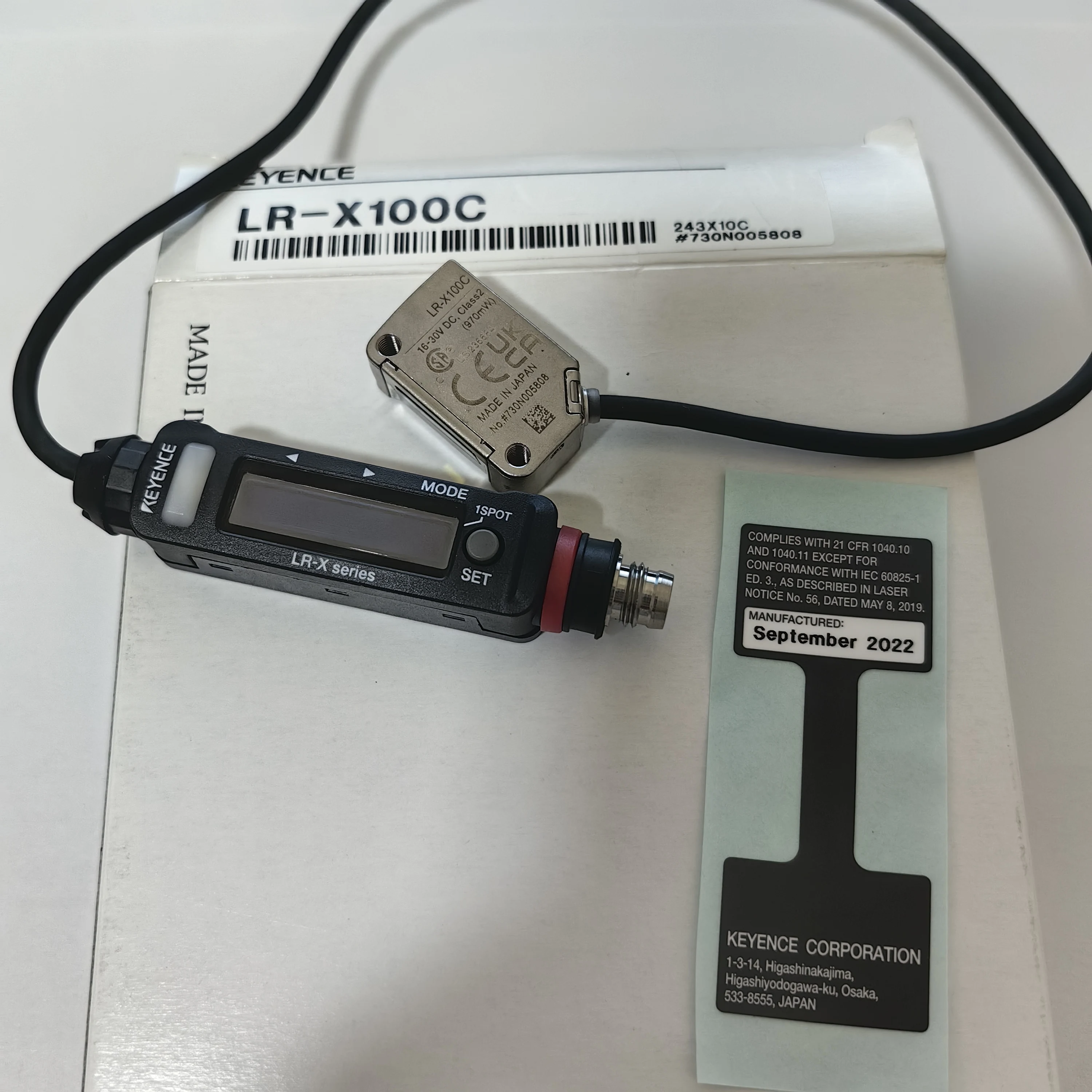 Laser Sensor Keyence Lr-x100c - Buy Laser Sensor Keyence Lr-x100c ...