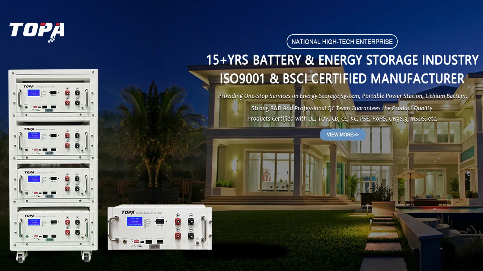 Stacked Lifepo4 Rack Mounted Battery Deep Cycles 51.2v 100ah 5kw 16s ...