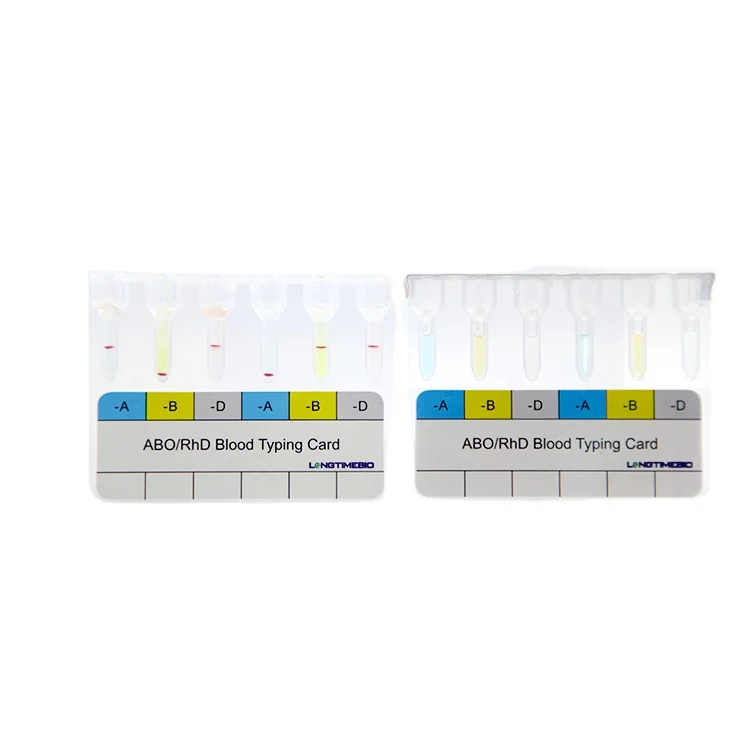 Longtime Abo Rhd Blood Grouping Reagents Manufacturer Blood Typing Test ...