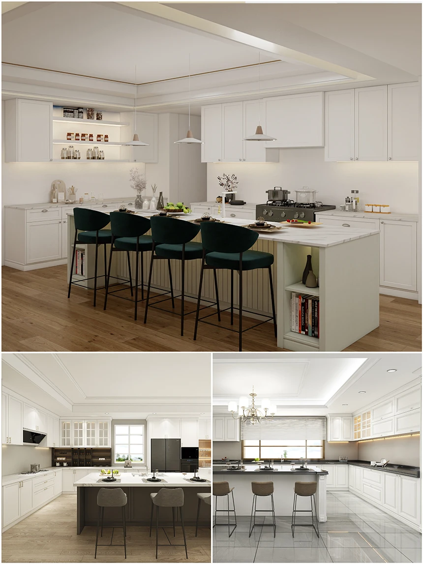 Allure Acrylic Smart Luxury Modular Millwork Complete Cocinas Pantry ...