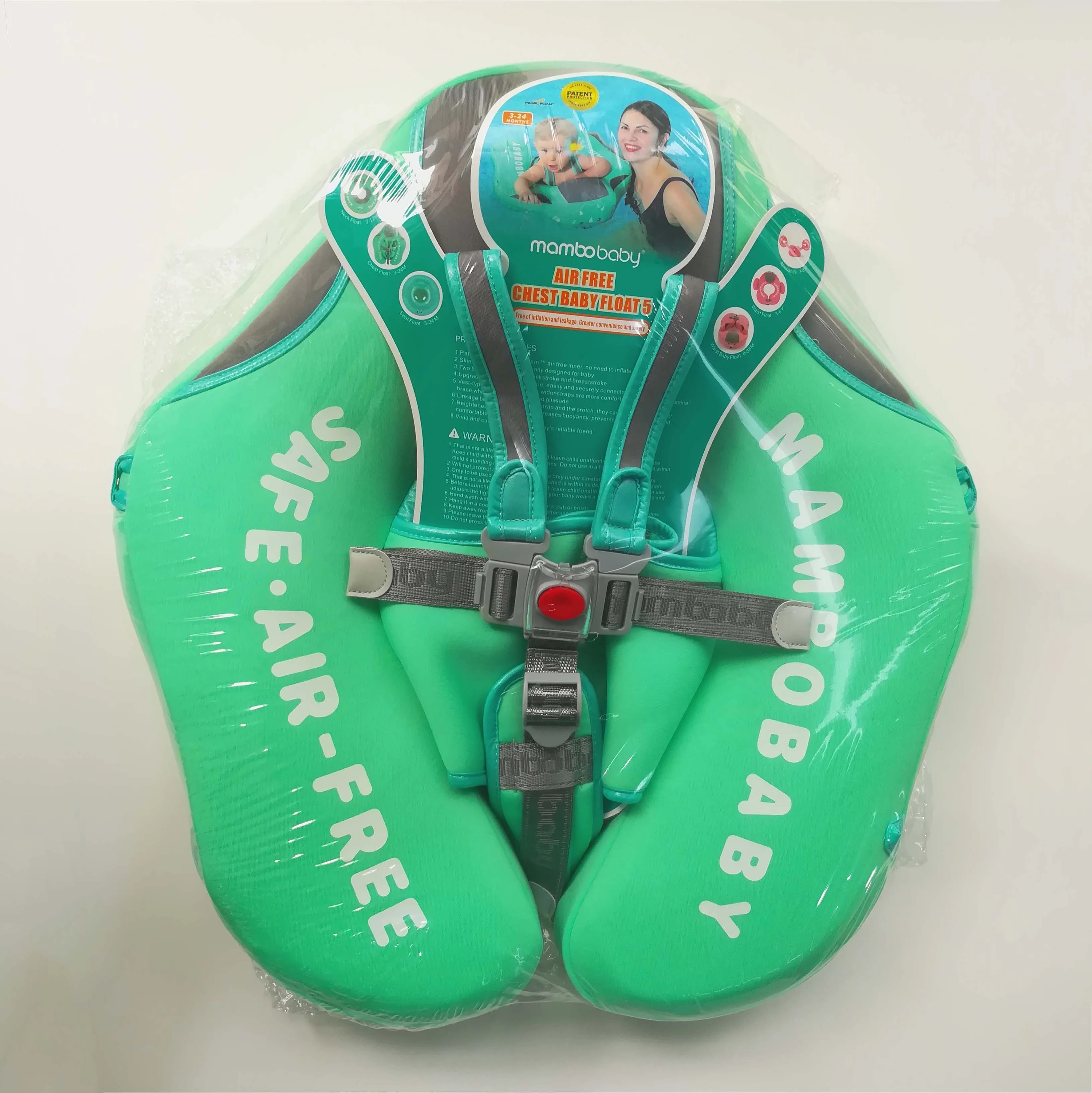 Mambo Baby Non-inflatable Baby Swimming Float Ring Swim Trainer Aid For ...