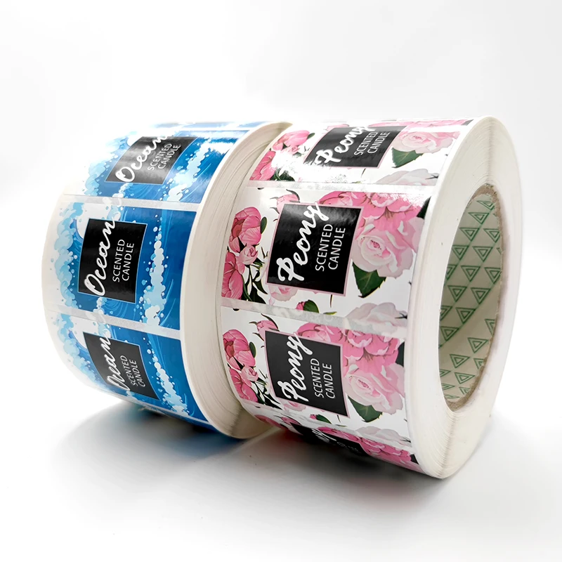 Custom Printed Cosmetic Logo Sticker Waterproof Self Adhesive Vinyl ...