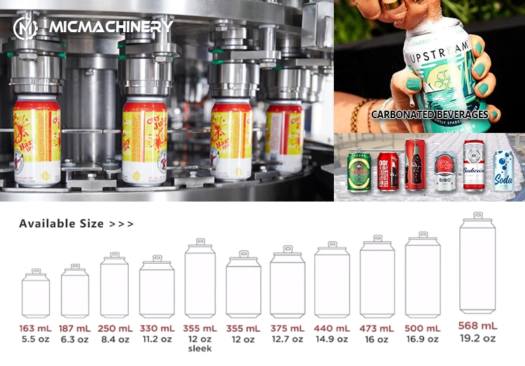 Automatic Line CO2 Carbonated Beverage Soda Pop CSD Machine