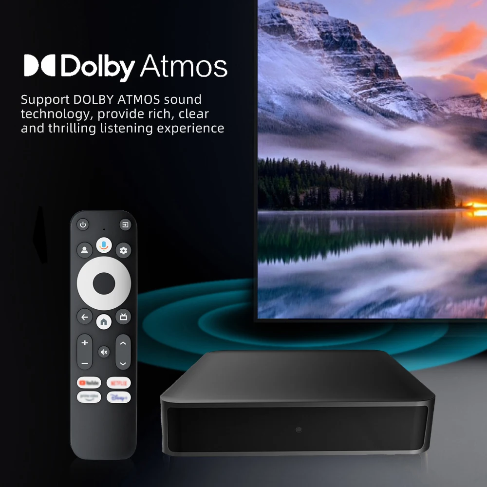 TOP GOOGLE CERTIFIED SMART TV BOX Android 12 DColor GD2 set top box 4K ...
