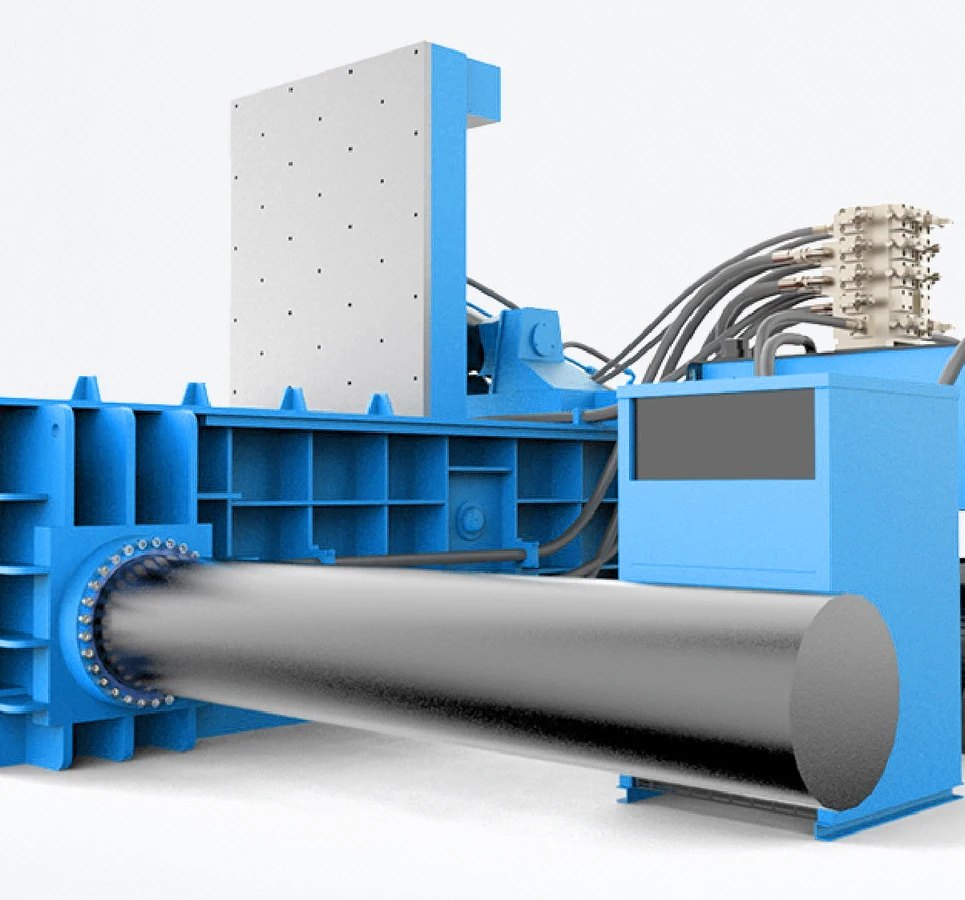 Mini Scrap Metal Baler High Quality Stainless Steel Alloy Automatic ...