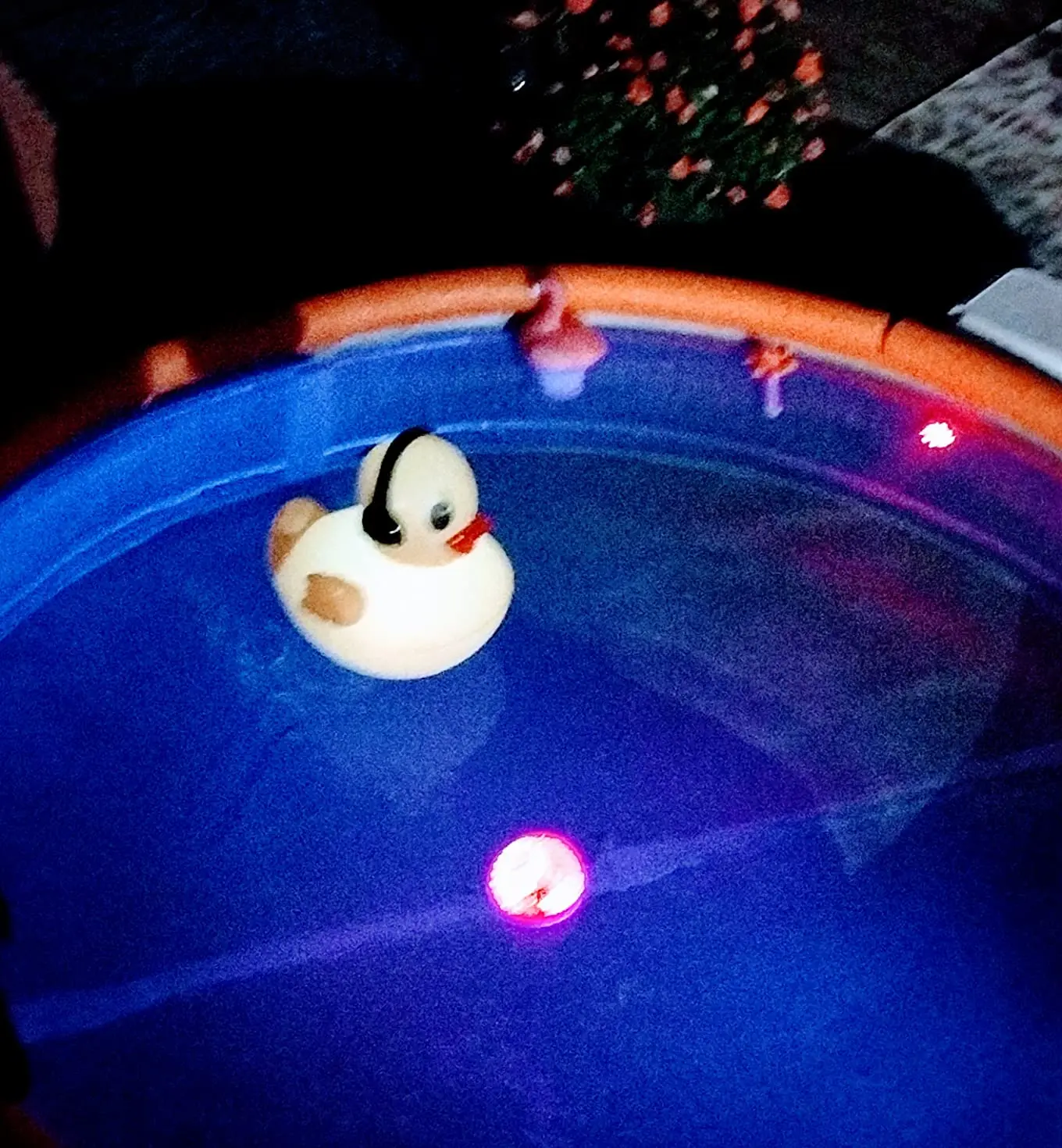 Inflatable Floating Pool Lights Solar Powered Duck Outdoor Waterproof ...