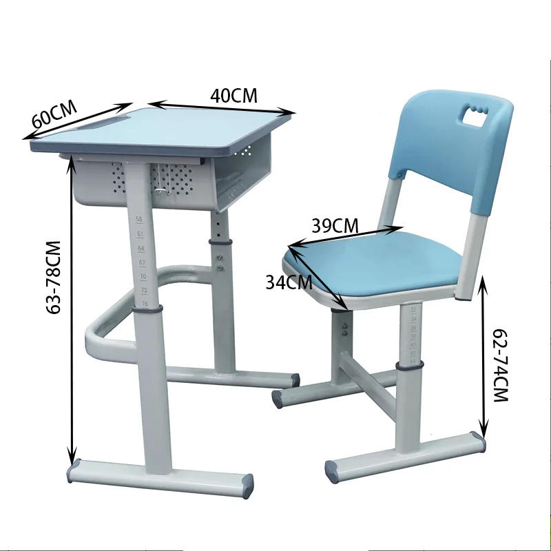 Comnenir Classroom Furniture Height Adjustable Desk Mdf Melamine Board ...