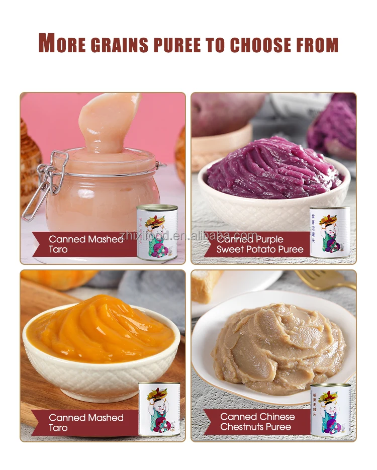 Canned Red Bean Paste - Sweet Puree for Bubble Tea & Desserts