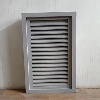 Exterior Wall Ventilation Louver Aluminum L-slot Rain Proof Air Vent ...