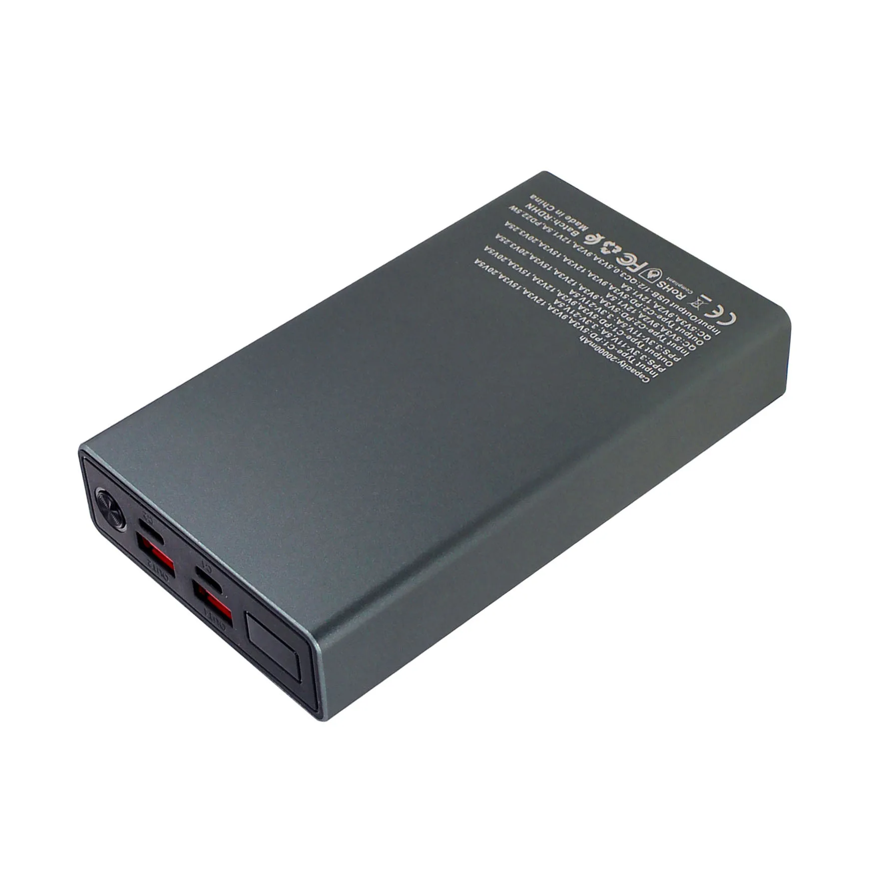 20000mah Pd100w Laptop 4 Ports Output Power Bank With Digital Display ...