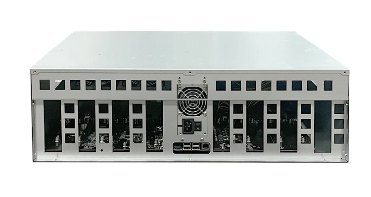 8 Gpu Case Server Case 847 Hm65 Graphic Card Case Box 8 Gpu Led Display ...