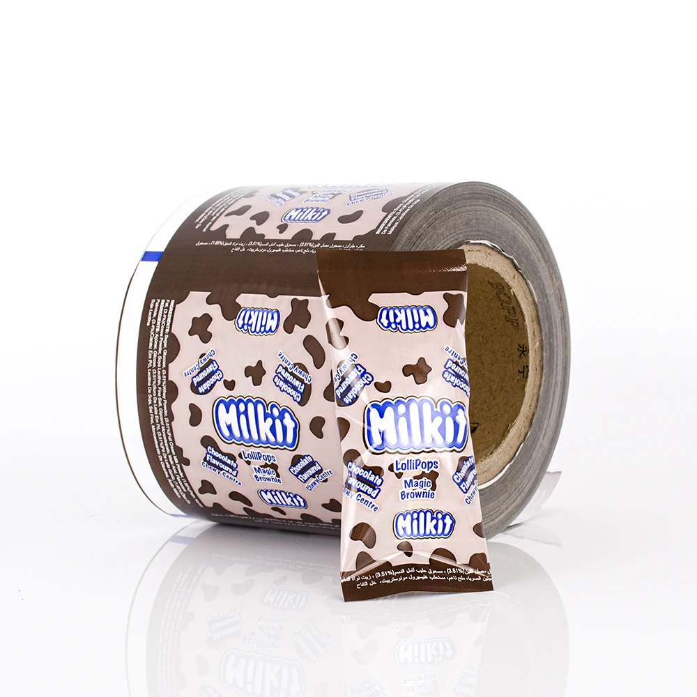 Custom Heal Seal Chocolate Snack Energy Bar Wrapper Aluminum Foil Candy ...