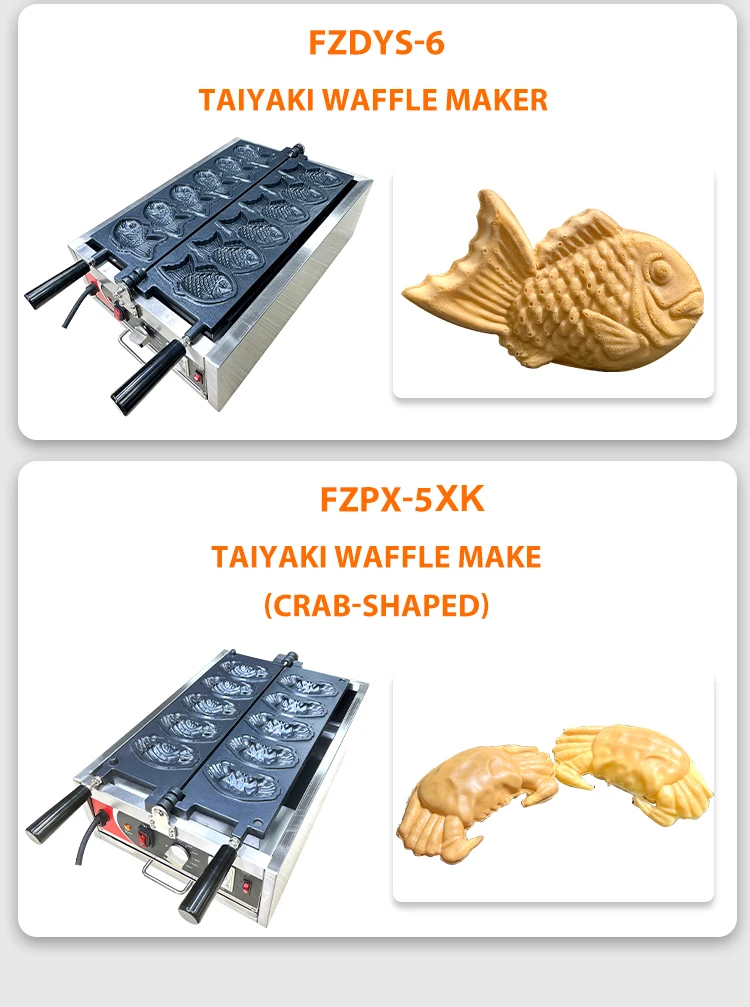 Korean Cake Baker Maker - Stuffed Fish Shape Taiyaki Machine