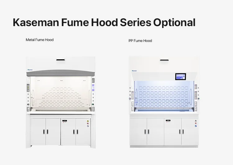 Kaseman W1800mm Metal Fume Hood Epoxy Resin Desktop Vav Variable Air Volume Dust Collector Fume ...