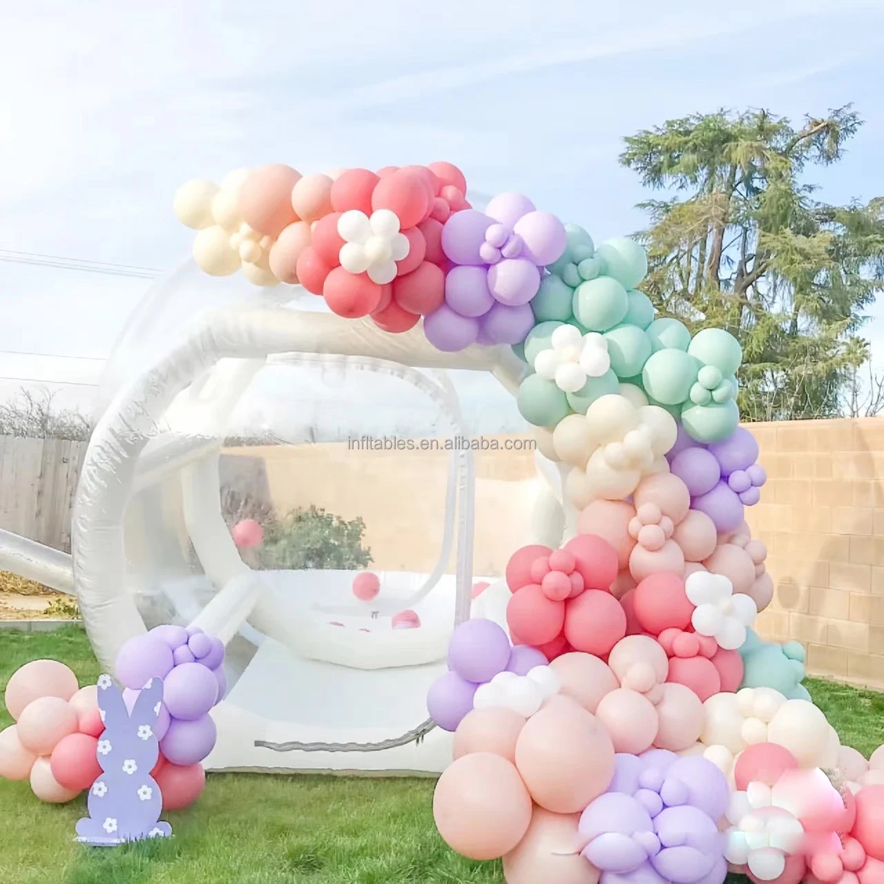 Owromi Inflatable Bubblehouse Transparent Dome Balloon Crystal Bubble ...