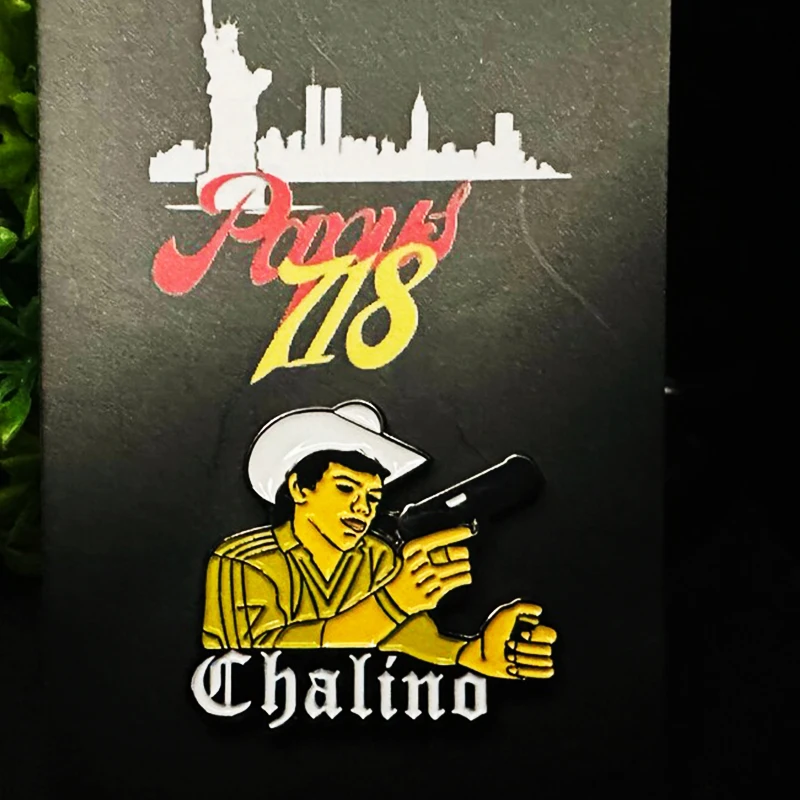 Custom Logo Mexican Baseball Hat Pins - Metal Cowboy Brooch