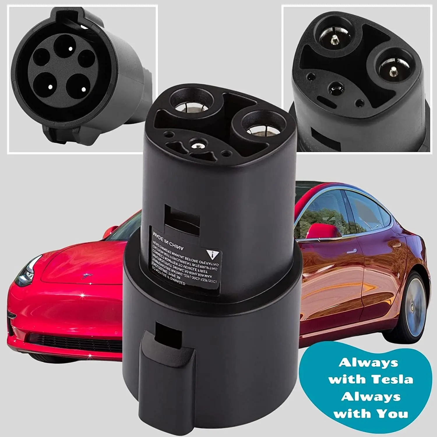 2023 New SAE J1772 Electric Vehicle (EV) Chargers Type 1 J1772 to Tesla ...