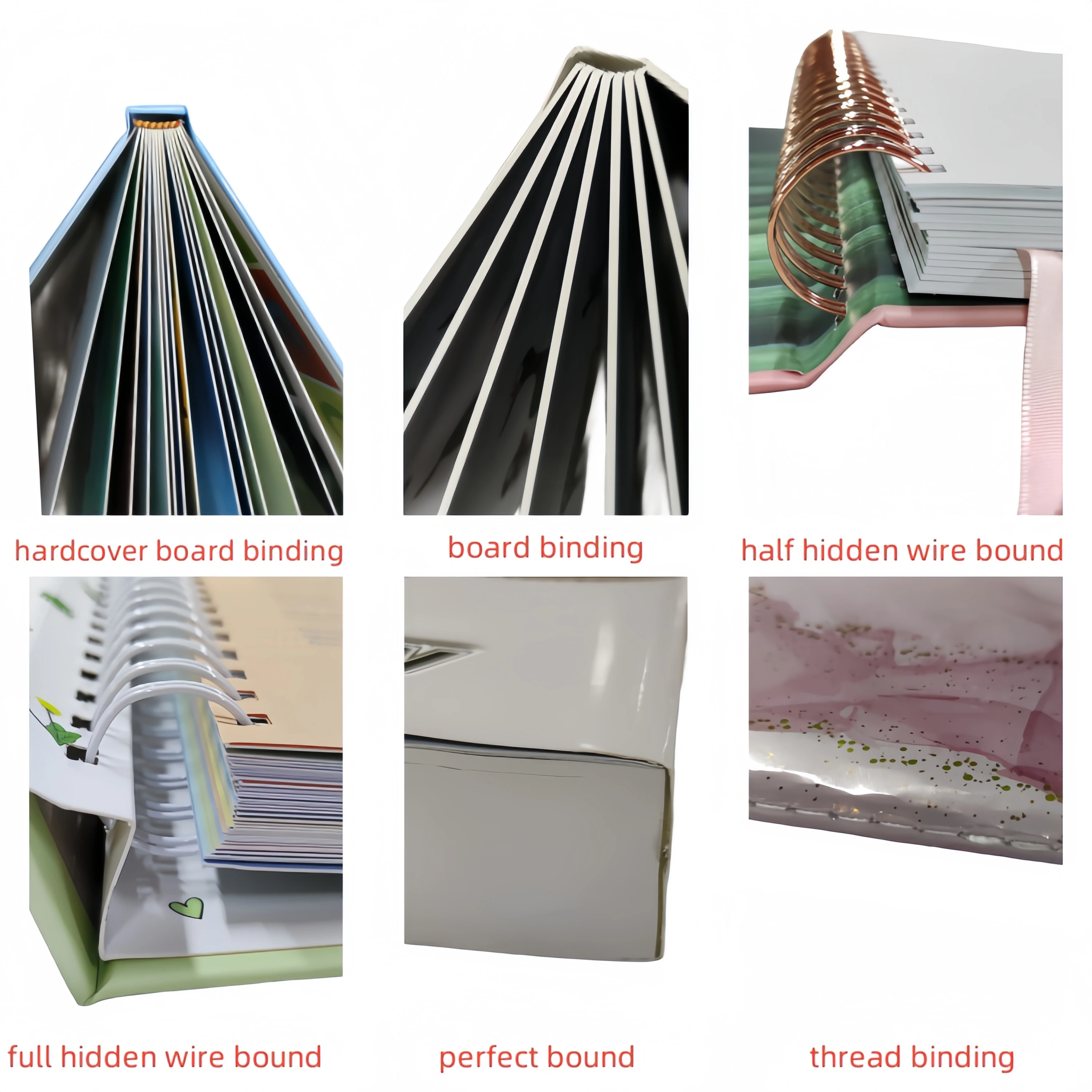 Custom Hardcover Book Printing with Multi-Colored Edges