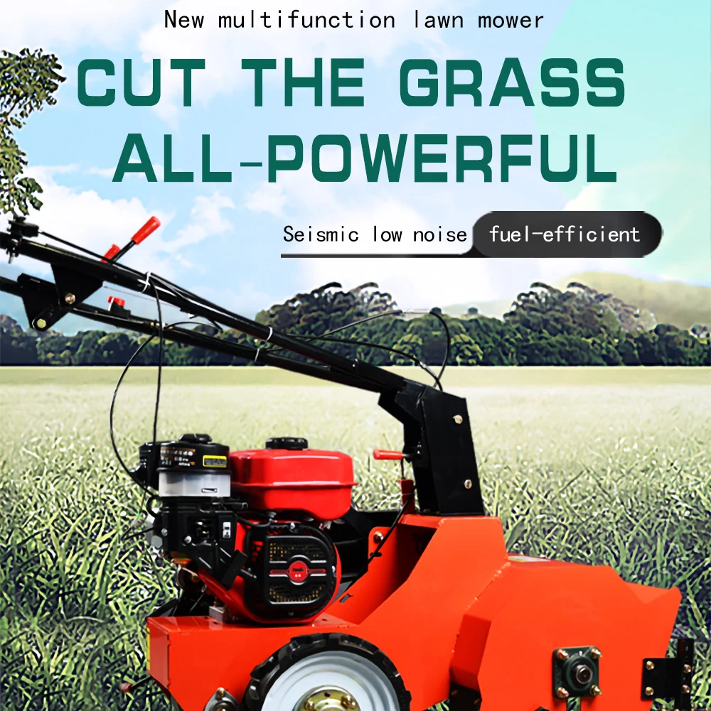 Garden Walking Mower Self-Propelled Weeding Machine 7.5HP Lawn Weeder ...