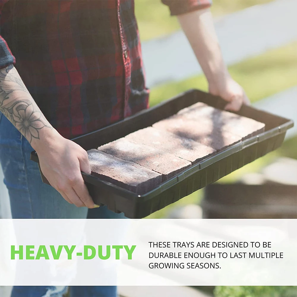 1020 Rectangular Seedling Tray With Hole Chinese Plastic Microgreen ...