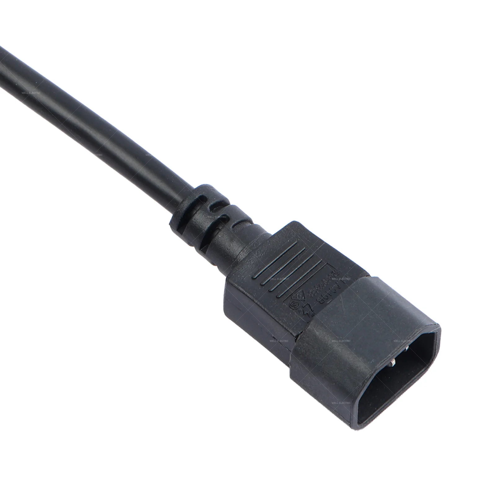 Linsheng Universal Computer Monitor Power Cord, C14 Power Cable for ...
