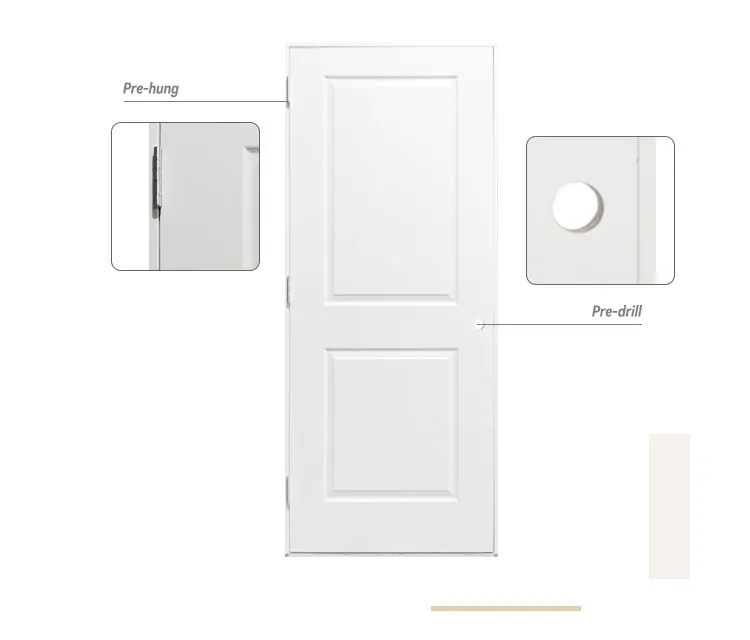 6 Panel Interior Doors - White Prehung & Fully Finished