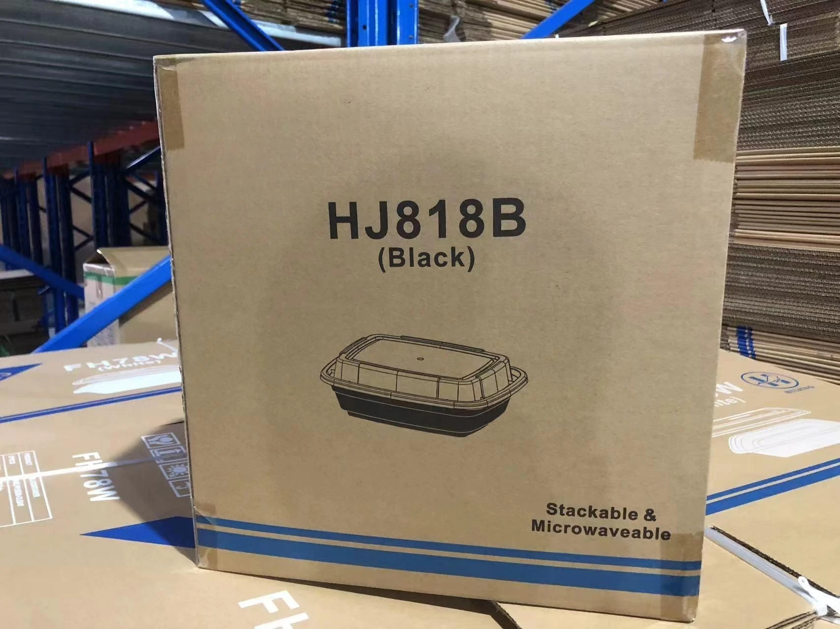 Microwave Food Package Box Transparent Plastic Disposable Take Away ...