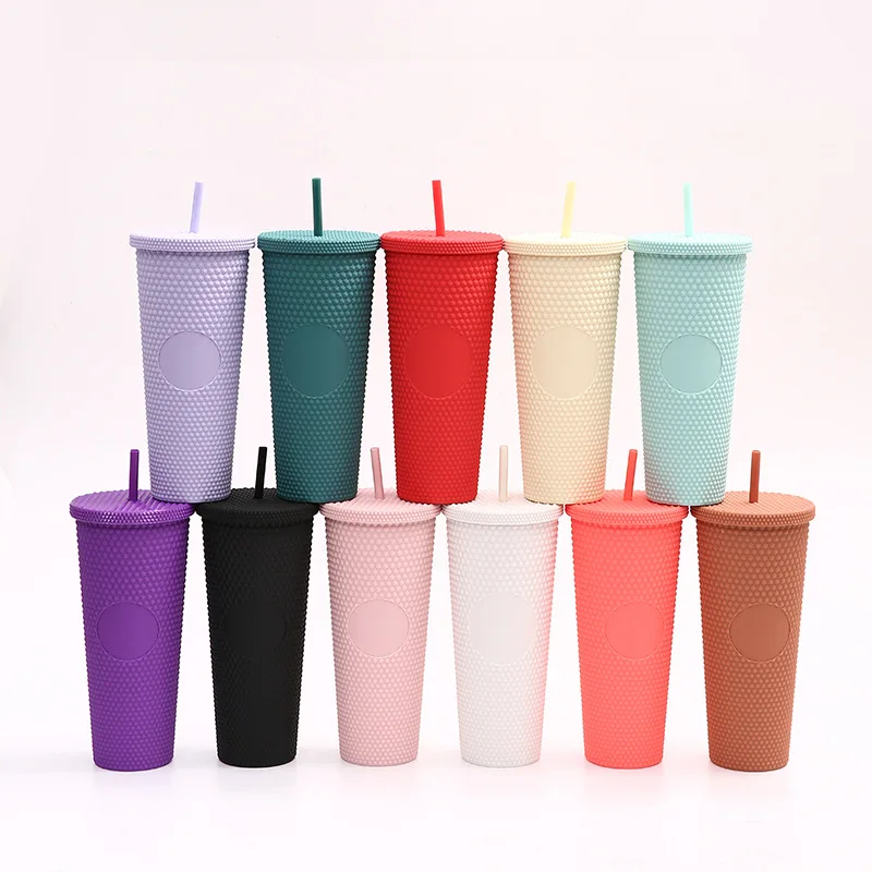 Custom Cheap Fancy Double Walled Matte Reusable Skinny Plastic Tumblers ...