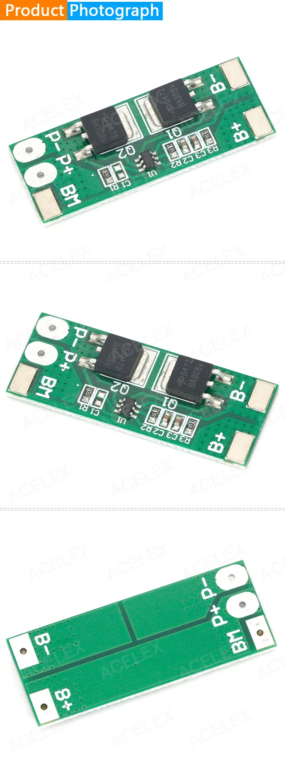Bms 2s 6.4v 10a Lifepo4 Battery Protection Board Charging Pcb Pcm Short ...