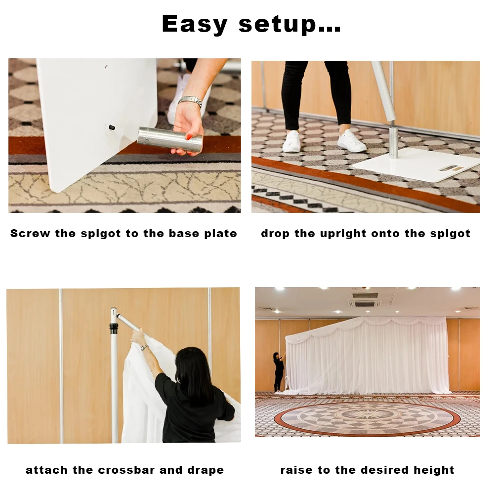 Adjustable Uprights Telescopic Slip-fit Upright 5-20ft With Slip Lock ...