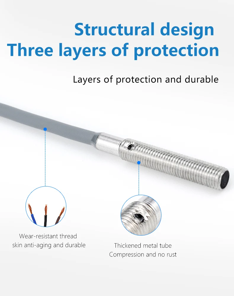Inductive Proximity Sensor Detects Metal Objects Npn Pnp Stainless ...