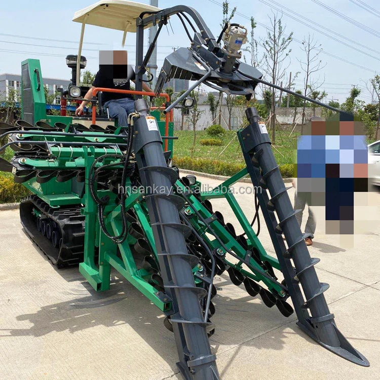 Crawler Type Self-propelled Sugarcane Harvesting Machine Sugar Cane ...