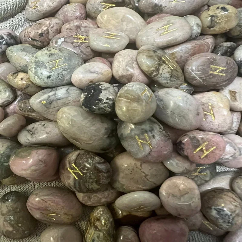 Wholesale Rune Character Set Of 25 Raw Ore Crystal Material Is ...