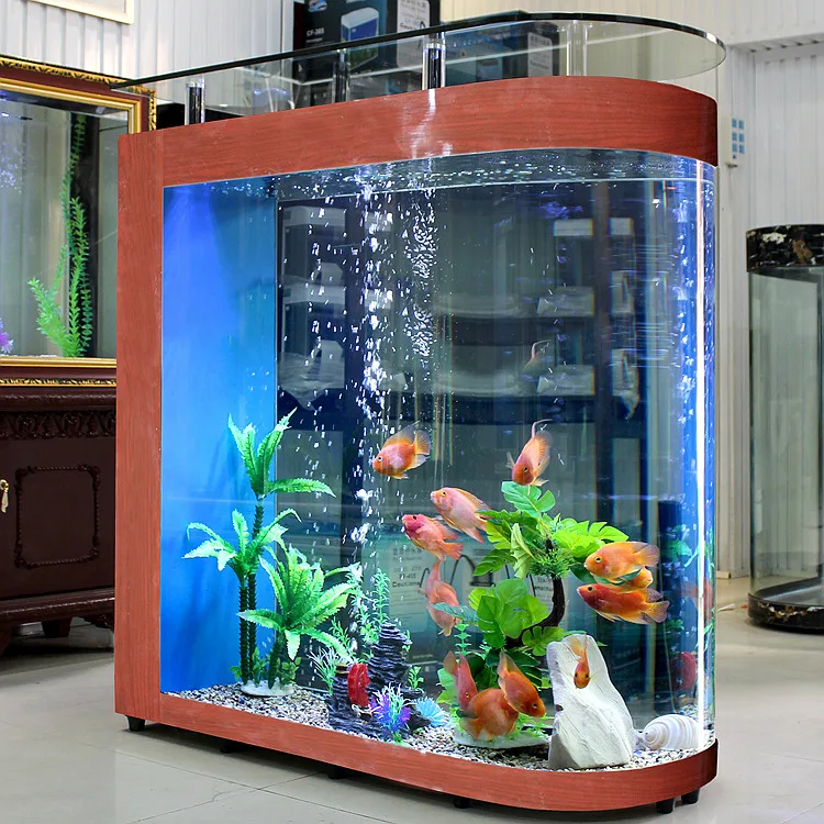 Transparent Large Acrylic Aquariums - Customizable Fish Tanks