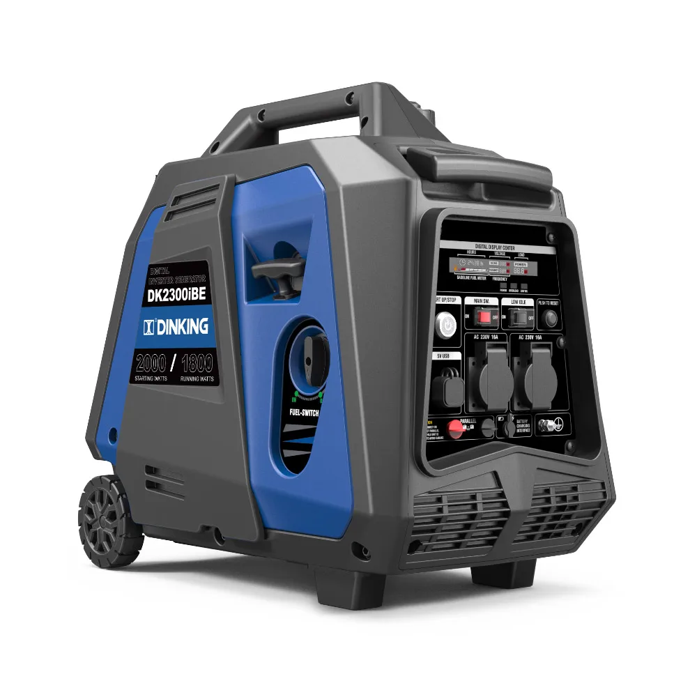 Dinking 2kw Portable Silent Easy Move Gasoline Electric Start Inverter ...
