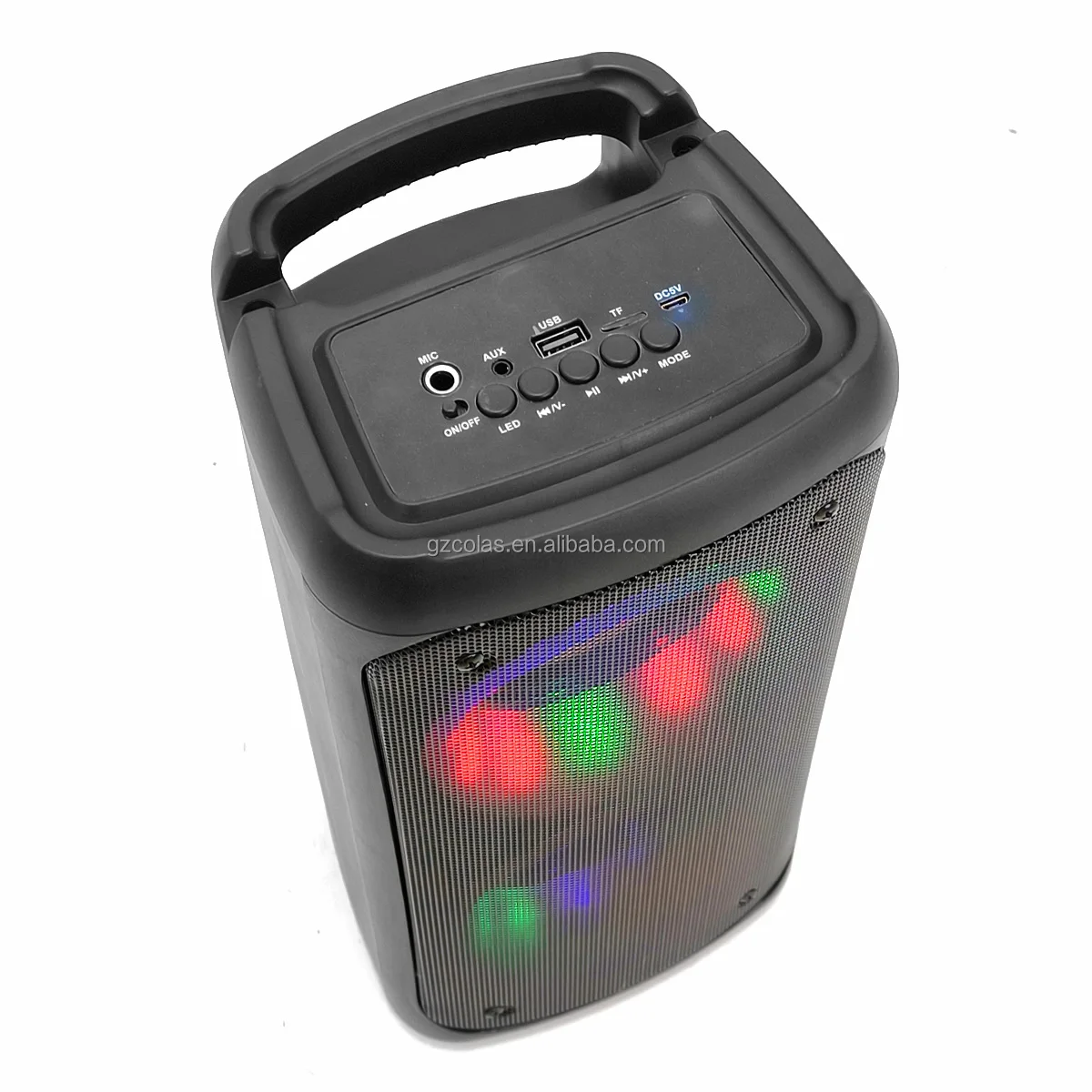 Partybox Speaker Bt Caixa Som Com Led Equipo De Sonido Porttil Boombox ...