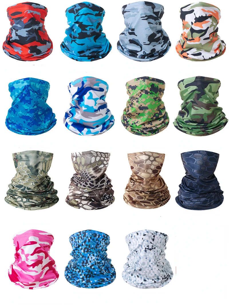 In Stock Customizing Sports Scarf Neck Sunscreen Mask Cycling Hiking ...