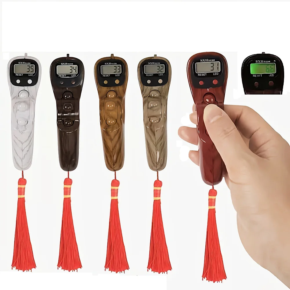 Islamic Muslim Led Tasbeeh Eid Tasbih Digital Hand Ring Tally Counter ...