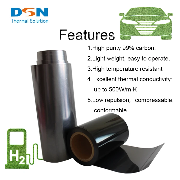 Graphite Paper High Conductivity Graphite Film Ultra Thin Soft Graphite ...